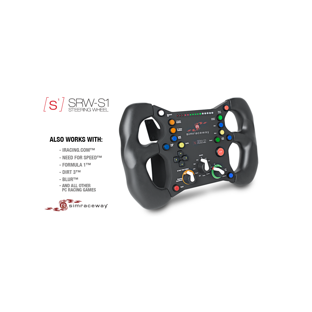 SteelSeries SRW-S1 Steering Wheel – Fox Hound